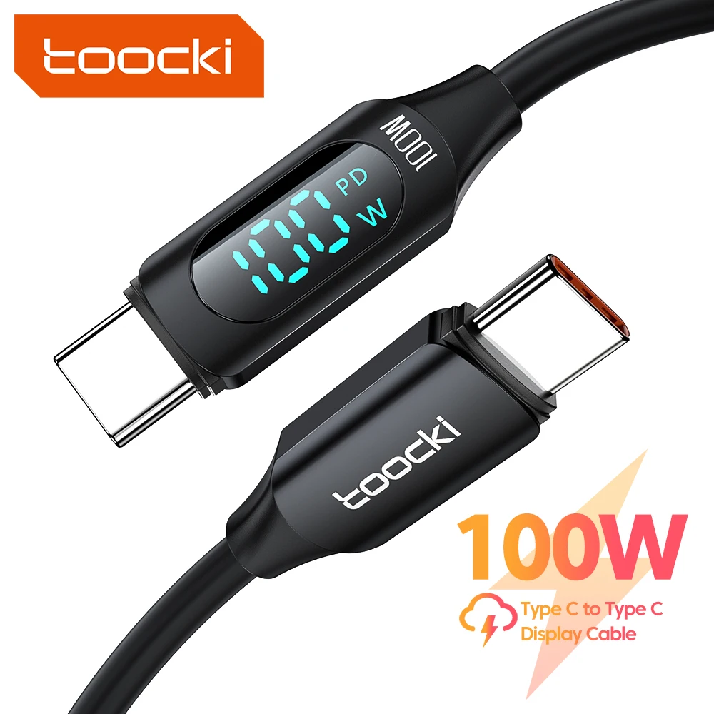 Toocki-100W-Type-C-to-Type-C-Cable-PD-Fast-Charging-Charger-USB-C-to ...