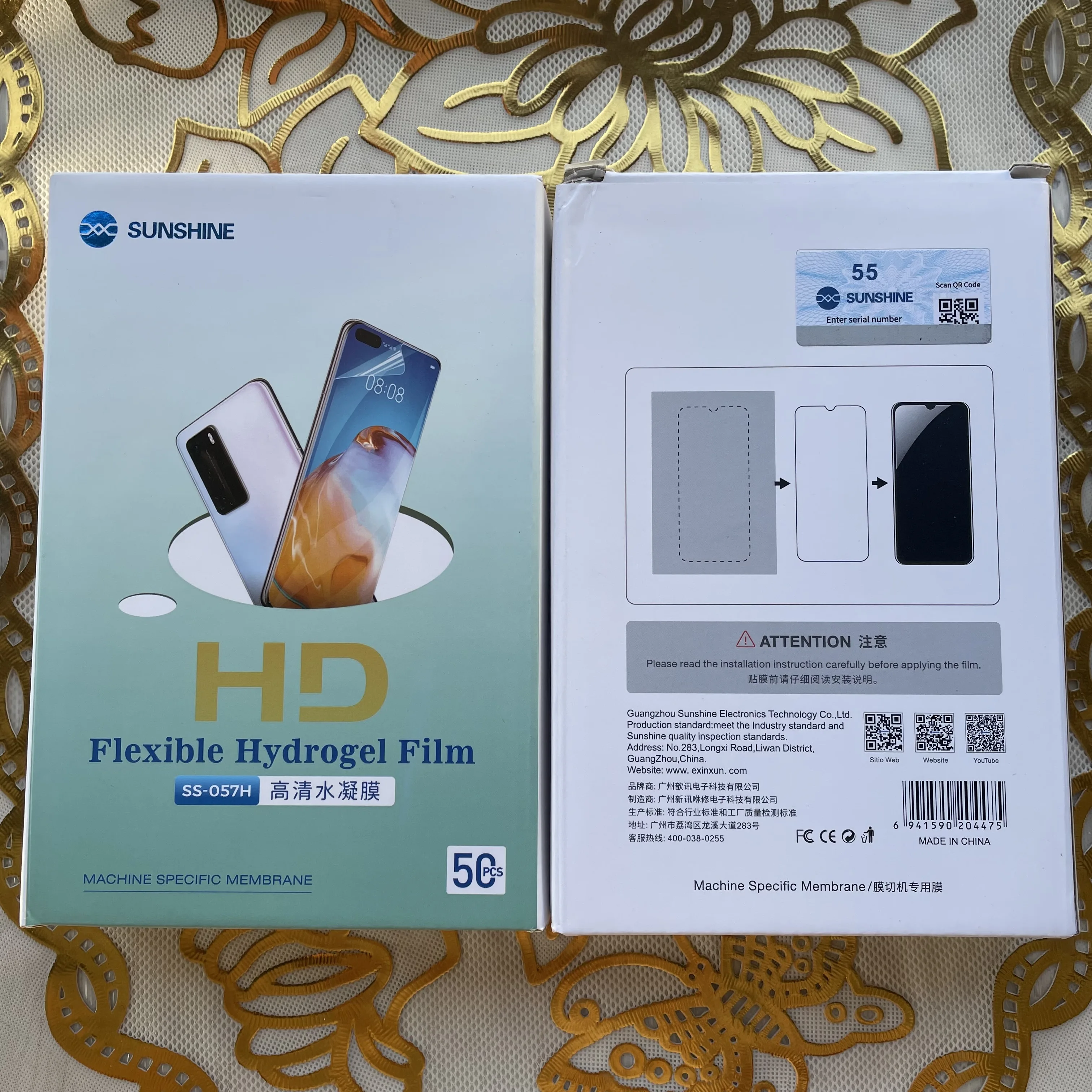 200-pces-Pel-cula-hidrogel-film-sunshine-SS-057H-hd-L-mina-protetor-de ...