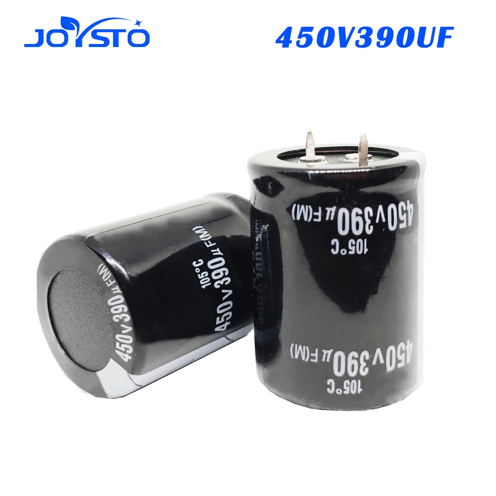 2pcs 390UF 450V Aluminum electrolytic capacitor 450V 390UF 30*40mm