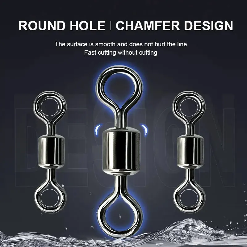 8-Shaped-Rotating-Ring-American-Style-Fishing-Accessories-Stainless ...