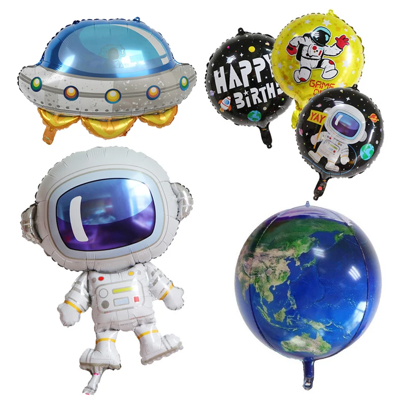 Space-Theme-Foil-Balloons-Baby-Shower-Kids-Gift-Birthday-Party ...