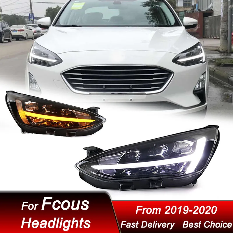 Car Headlights For Ford Focus 2019-2020 new style full LED Auto ...
