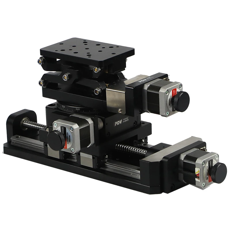 Motorized Xyz Multi Axis Displacement Stage Linear Rotation Lifting ...