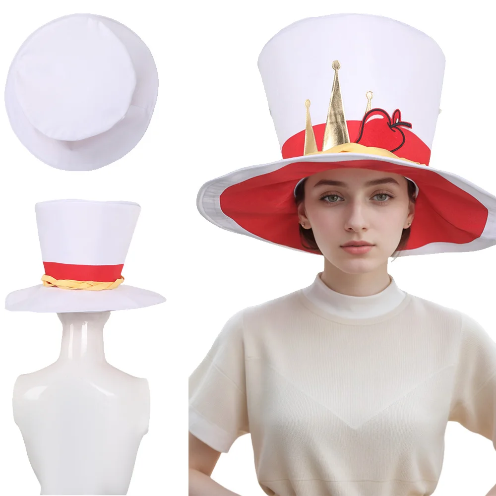 Lucifer-Cosplay-Hat-Cap-Costume-Accessories-Adult-White-Top-for-Men ...