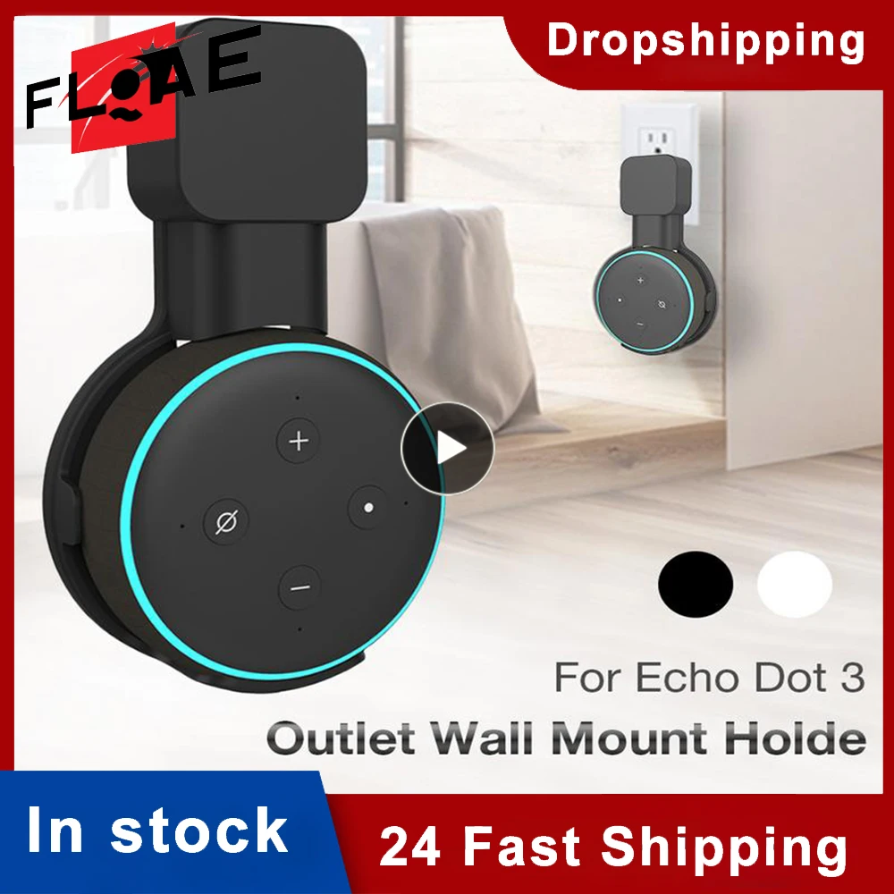 Echo-Dot-Wall-Mount-Holder-suporte-de-gerenciamento-de-cabo-alto ...