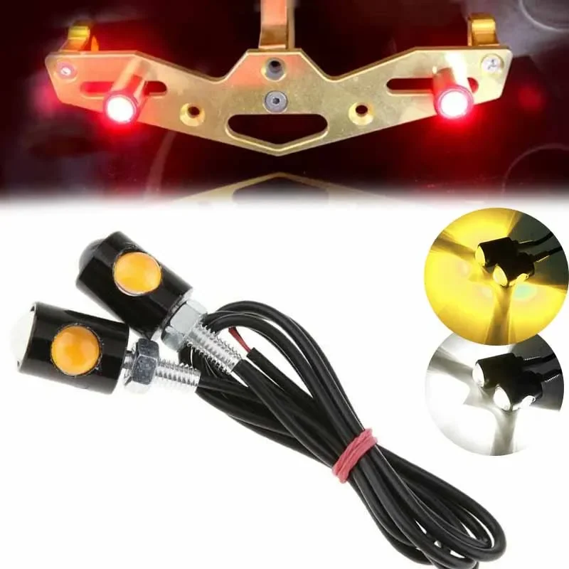 2Pcs-LED-Motorcycle-Signal-Lamp-Super-Bright-LED-Number-License-Plate ...