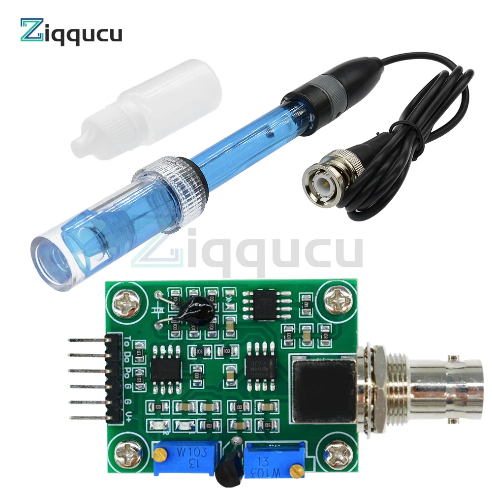 Conjunto De Ph Líquido 014 Módulo Sensor Regulador De Detecção De Valor ...