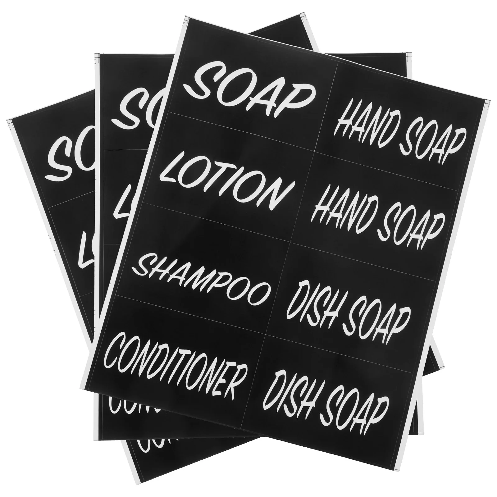 3-Sheets-of-Shampoo-Sub-bottling-Dispenser-Sticker-Lotion-Bottle-Label ...
