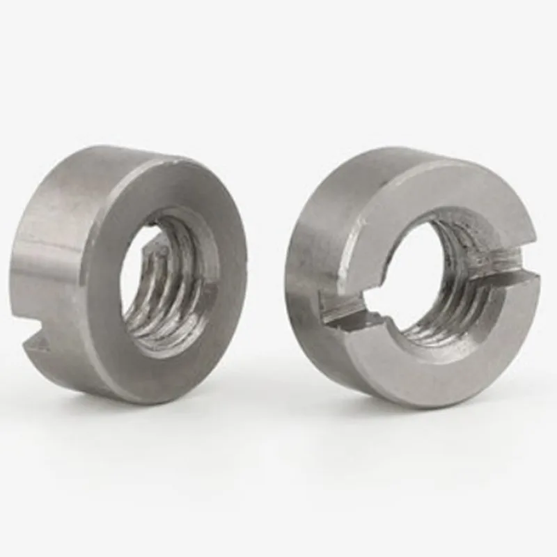 1-2Pcs-M3-M4-M5-M6-M8-M10-M12-SUS304-Stainless-Steel-Slotted-Round-Nuts ...