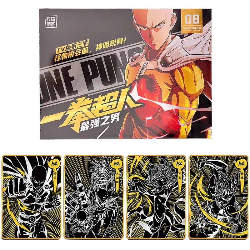 Original-Japan-Anime-One-Punch-Man-Card-Figures-Saitama-Genos-Card ...