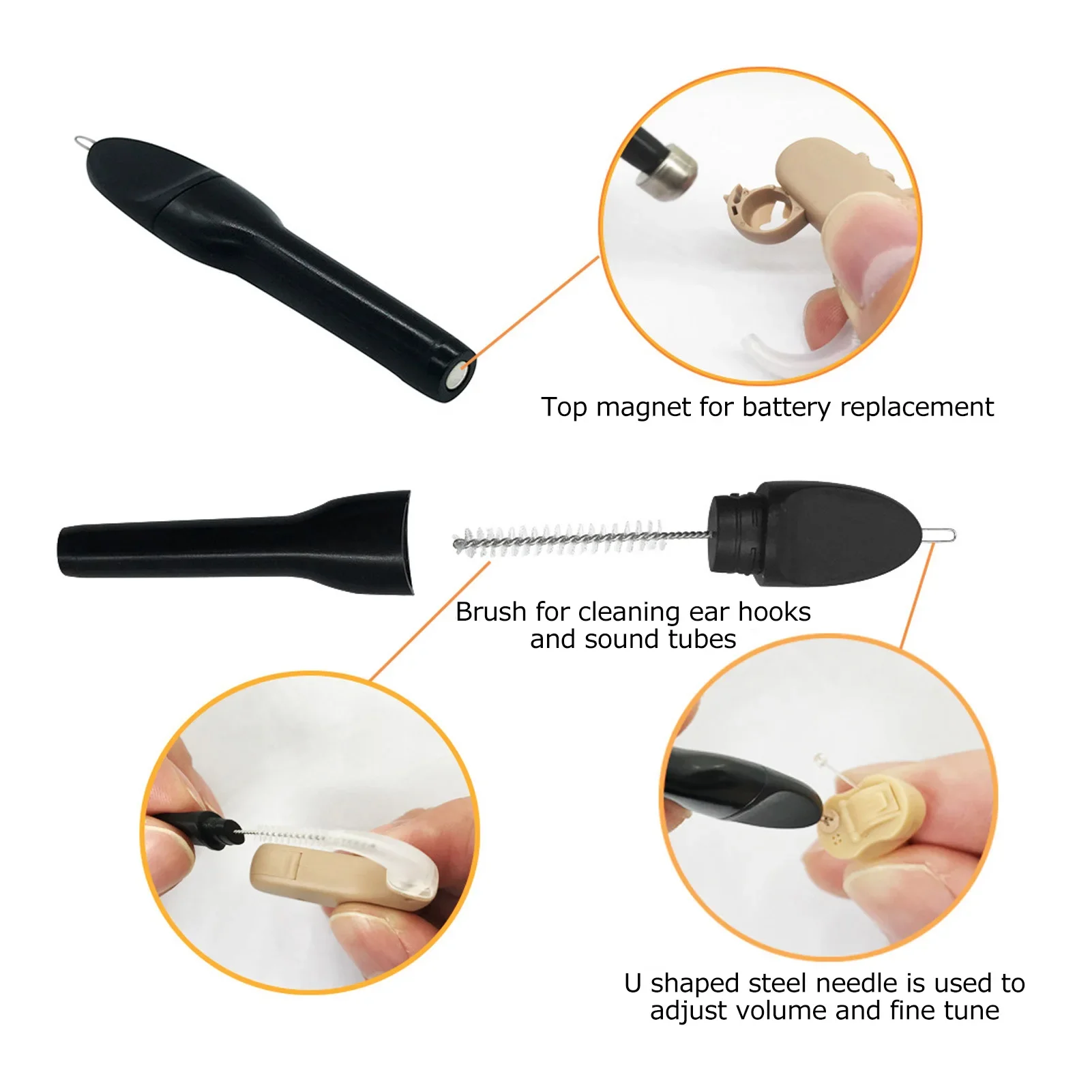 10pcs-Hearing-Aid-Cleaning-Brush-Portable-Hearing-Amplifier-Brushes ...