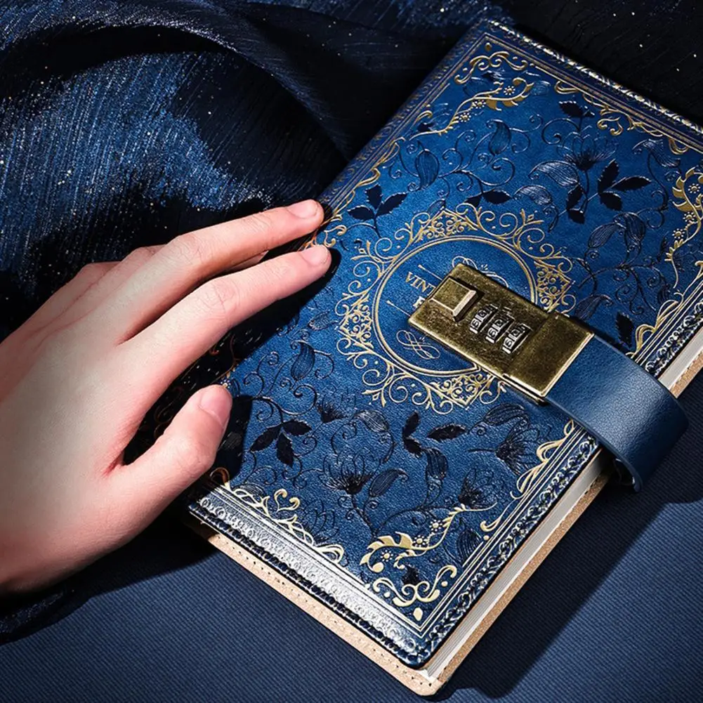 Journal-Book-Vintage-Lock-Diary-Planner-Organizer-with-Digital ...