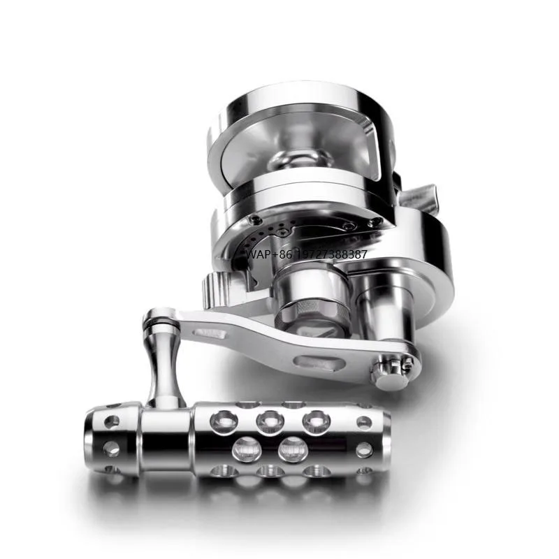 CNC Aluminum Frame and Spoon1 Speed Lever Drag System Jigging Fishing ...