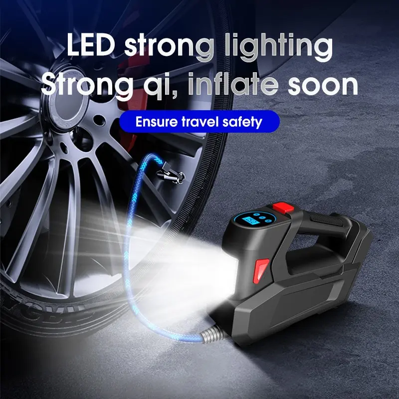 Air Compressor Tire Inflator Portable Air Pump for Car Tires DC 12V ...