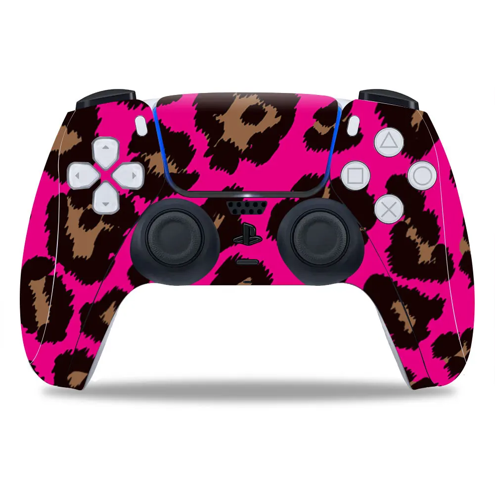 Leopard-print-design-for-PS5-Controller-Skin-Sticker-For-PS5-Gamepad ...