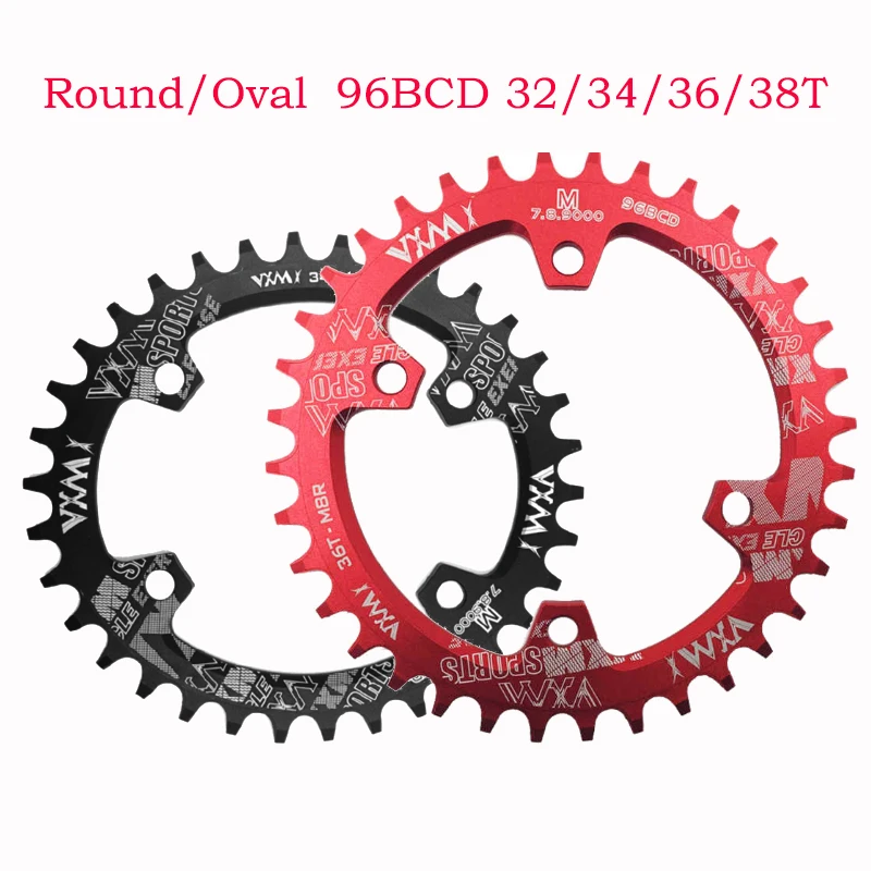 Mtb-Crankset-Single-Crown-30-32-34-36-38-Teeth-Bcd-96-Asymmetrical ...
