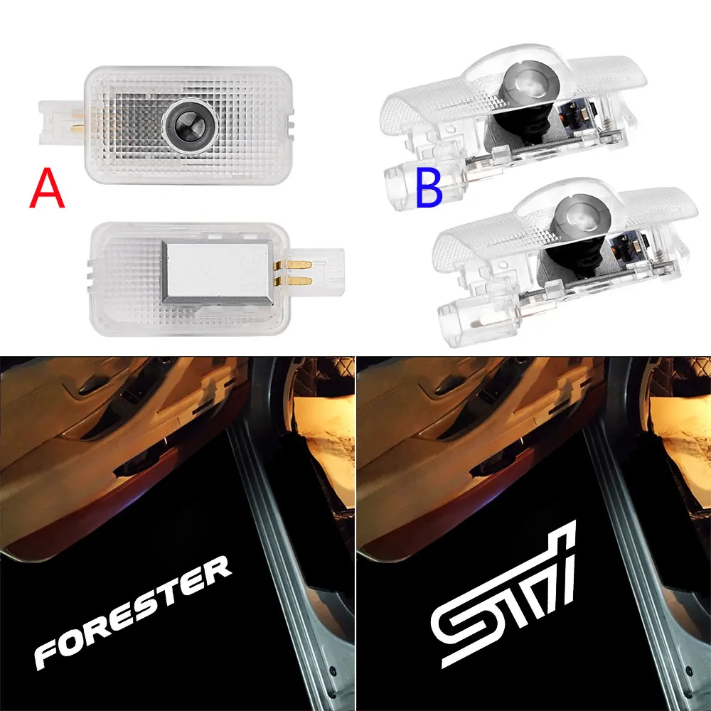 2Pcs-LED-Car-Door-Projection-Logo-Light-Signal-Lamp-For-Subaru-Forester ...