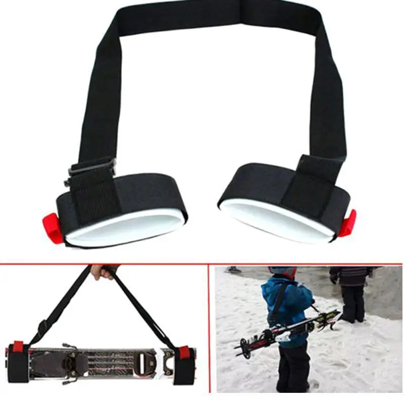 Snowboard-Strap-Adjustable-Ski-Pole-Carrier-Strap-Shoulder-Carrier-Snow ...