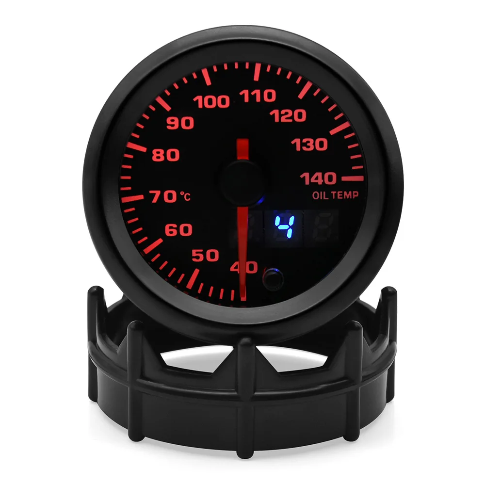 52mm-Car-Oil-Temperature-Gauge-7-Colors-LED-Dual-Display-40-140-Celsius ...