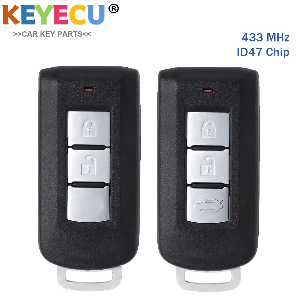 KEYECU-Keyless-Entry-Smart-Remote-Car-Key-for-Mitsubishi-Eclipse-Cross ...