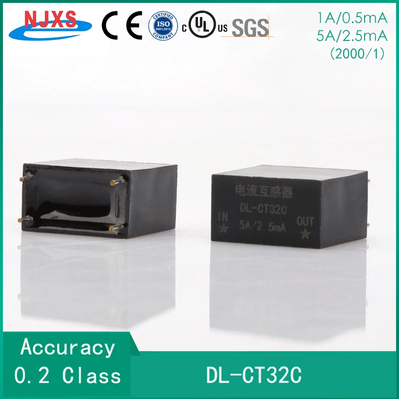 High Quality Mini Current Transformer 4 Pins Pcb Mount Ct Ac 1a 0 5ma