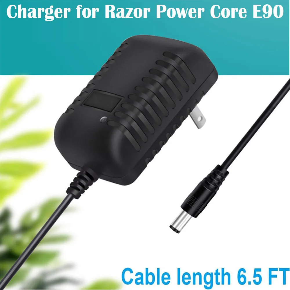 Charger for Razor Power Core E90 E95 90 95 PC E90 Glow,DC 12V ...