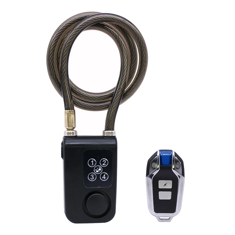Bike-Motorcycle-Lock-Alarm-Wireless-110DB-Scooter-Bicycle-Burglar ...