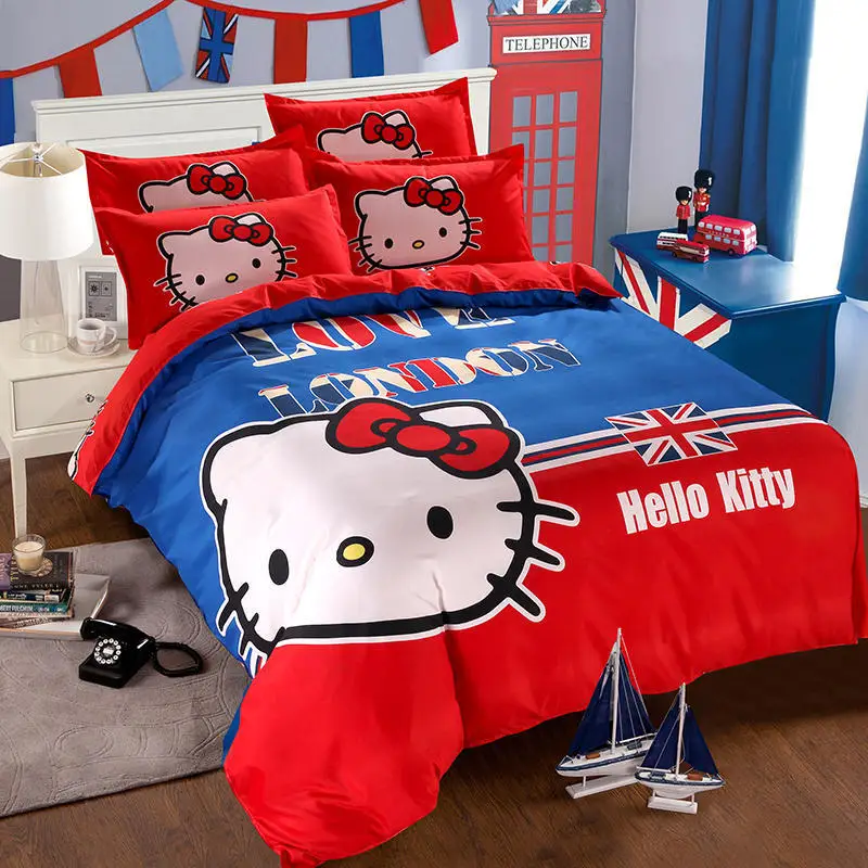 Hello Kitty Bed Set Blue