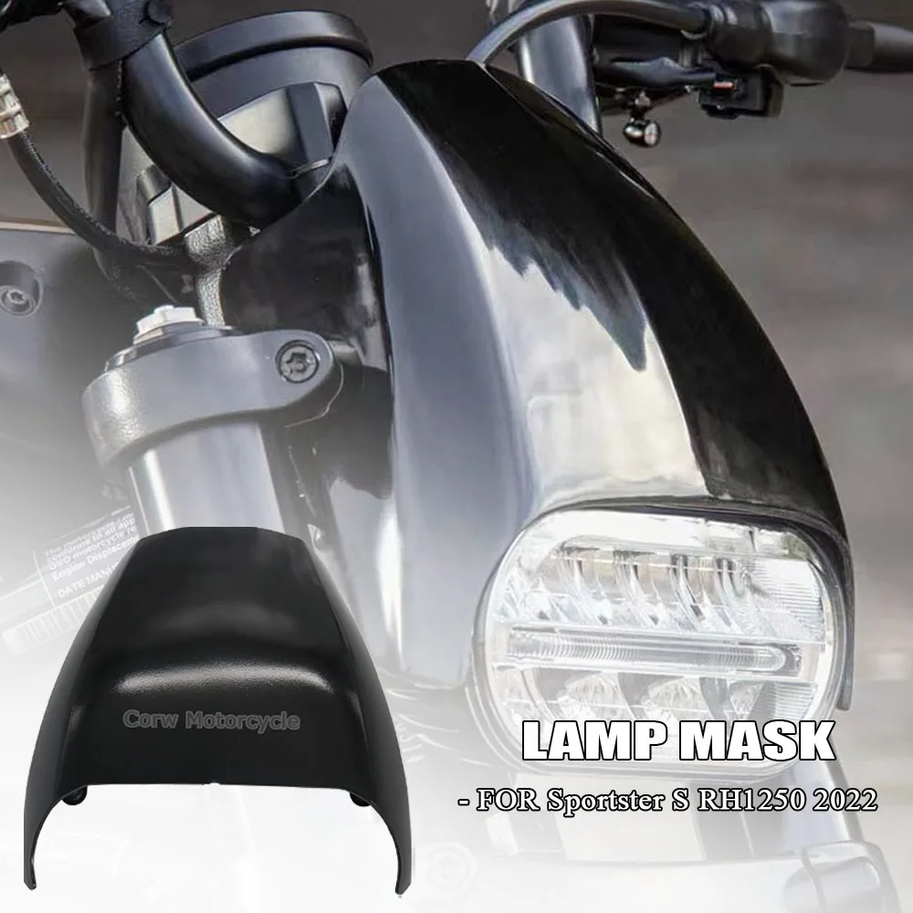 Lamp-Mask-For-Harley-Sportster-S-1250-RH1250-RH-1250-Motorcycle-Black ...