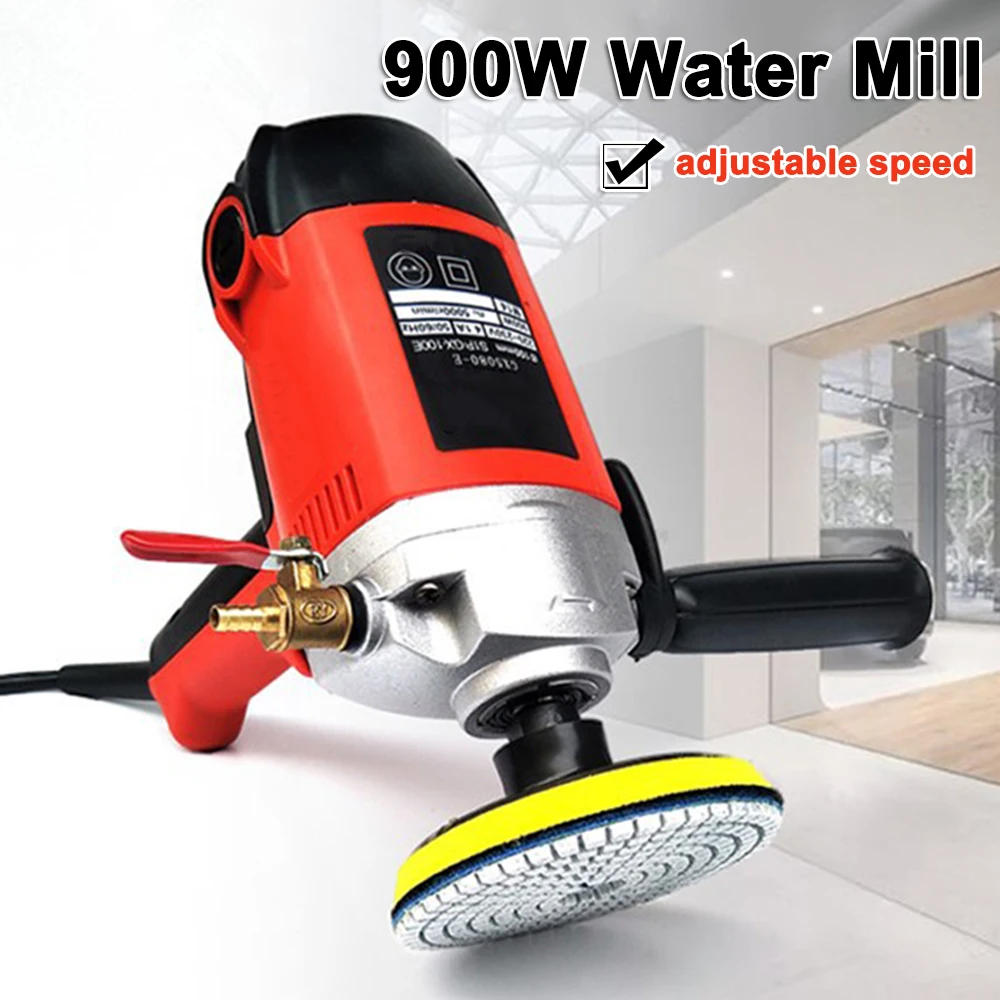 220V-Vertical-water-mill-900W-water-polishing-machine-stone-floor ...