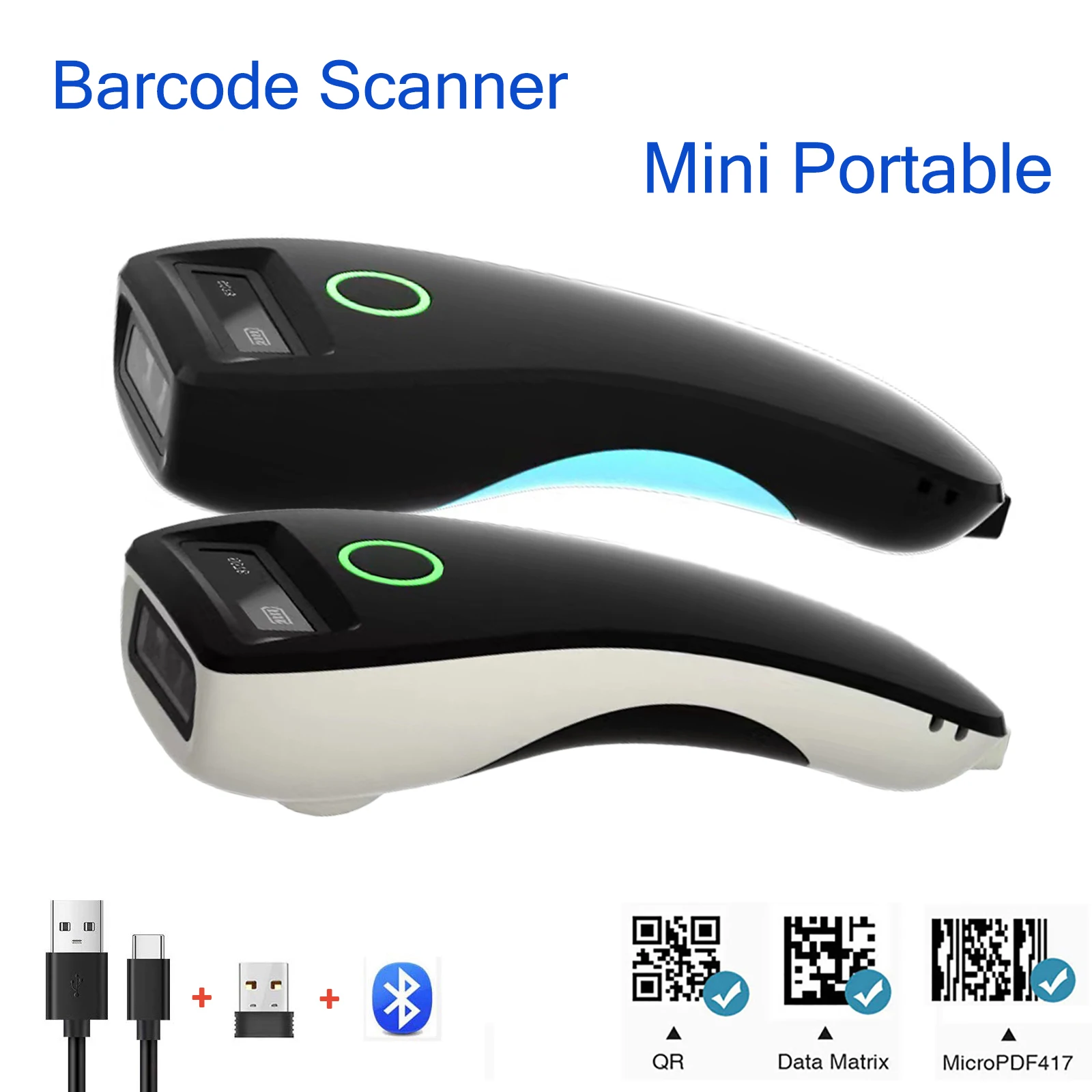 Mini-Port-til-Handheld-Barcode-Scanner-2D-Sem-Fio-Bluetooth-QR-Code ...