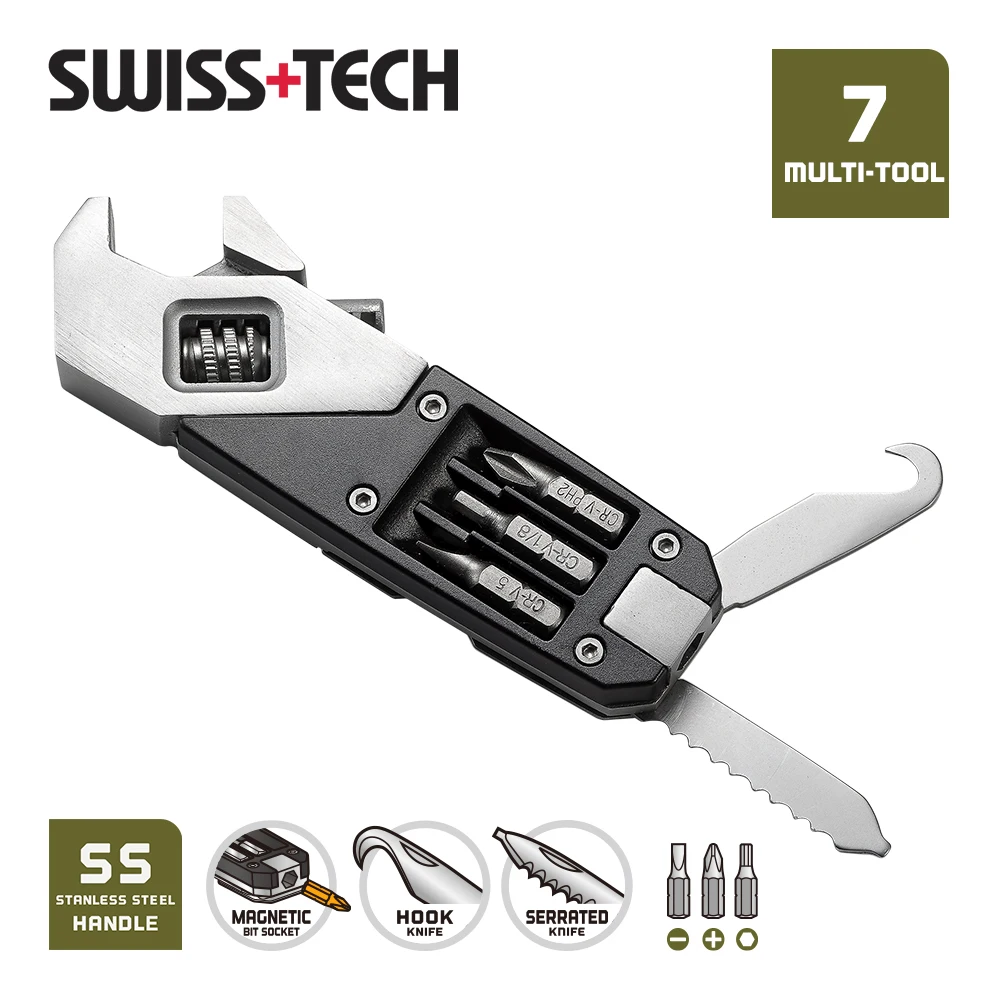 SWISS-TECH-Folding-Adjustable-Wrenches-Portable-EDC-Multitools ...