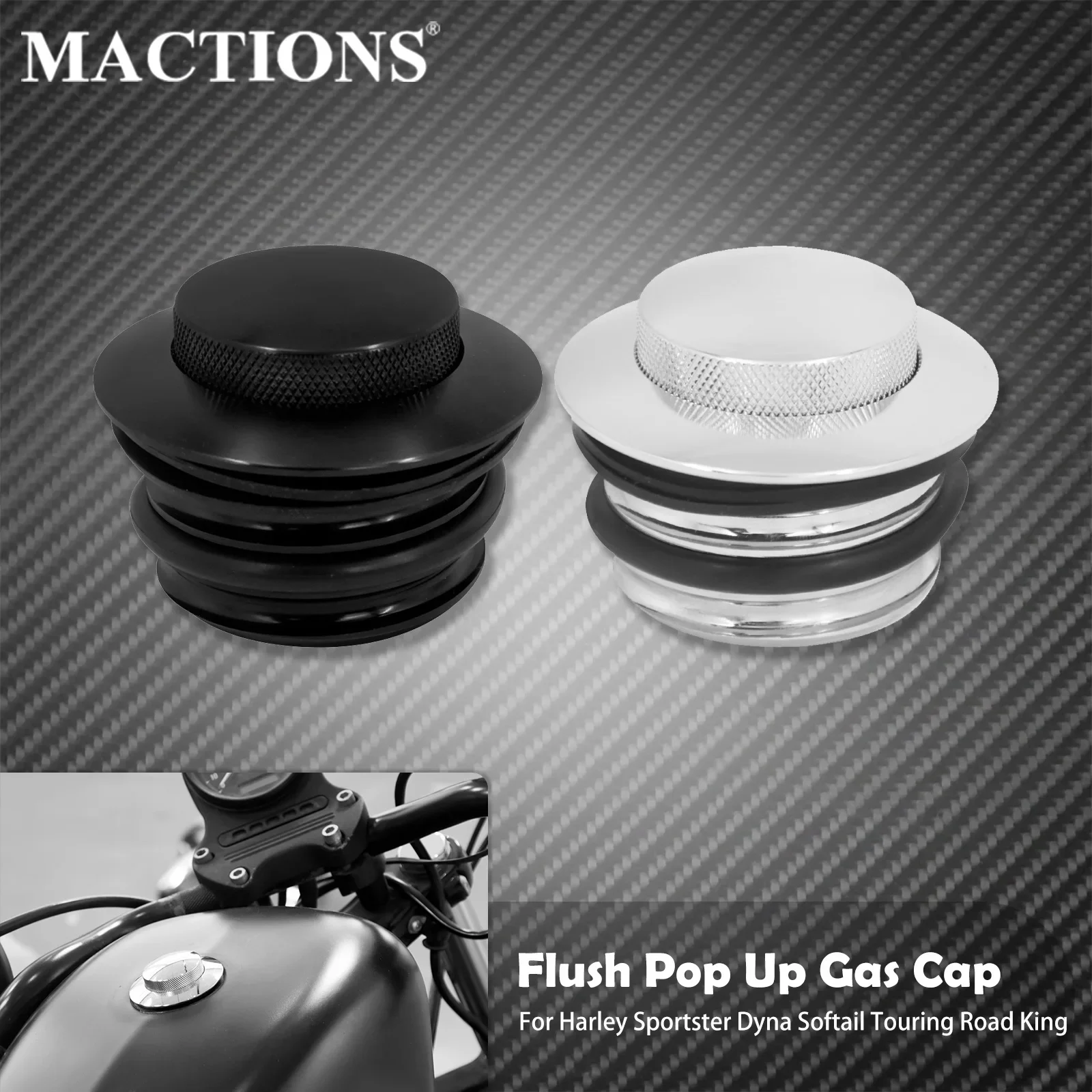 Motorcycle-Pop-Up-Gas-Cap-Right-Hand-Thread-Reservoir-Fuel-Tank-Cap-For ...