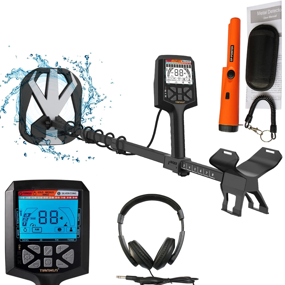 Professional-Underground-Metal-Detector-X13-with-IP68-Waterproof-High ...