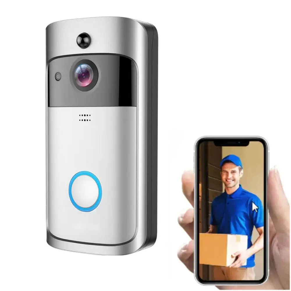 Smart-Video-Doorbell-Smart-Home-WiFi-Wireless-APP-Remote-Two-way-Talk ...