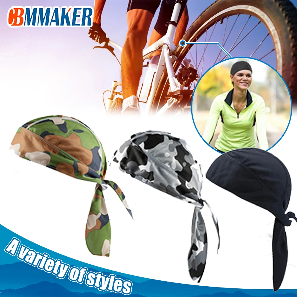 Quick Dry Pure Cycling Cap Head Scarf Summer Men Running Riding Bandana ...