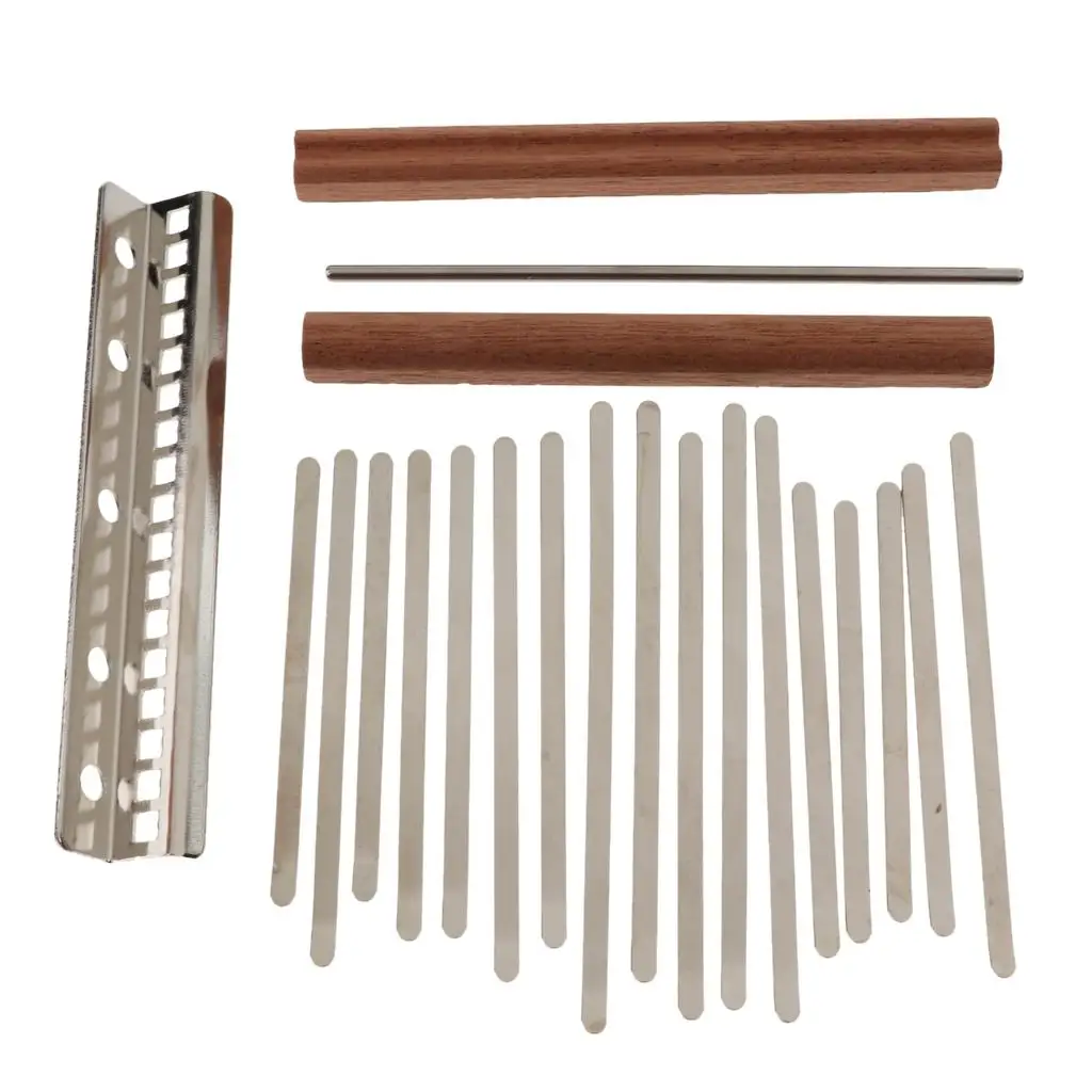 Kalimba Mbira DIY 17 Keys with Thumb Piano Bridge Percussion ...