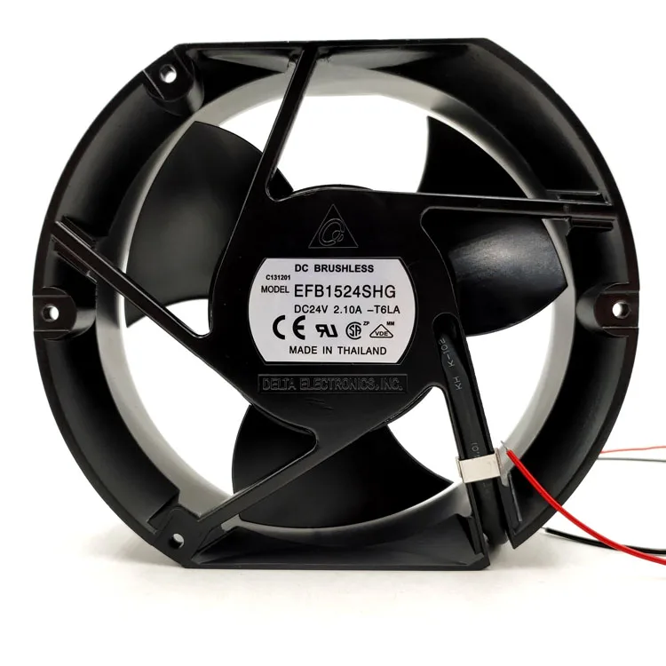 EFB1524SHG 17251 24V 2.1A High Flow Cooling Fan 17cm for ABB Frequency ...