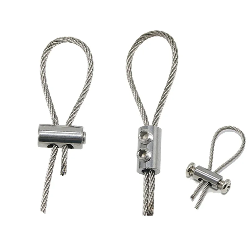 Fit-1-4mm-Wire-Rope-Self-locking-Device-Double-Hole-Locking-DIY ...