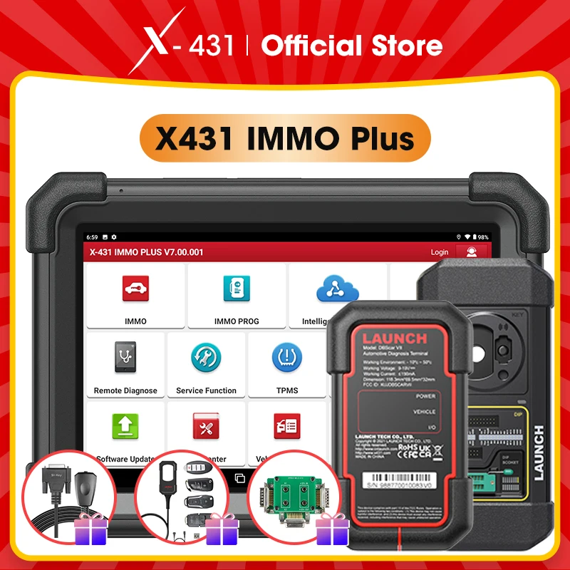 X-431-IMMO-Plus-LAUNCH-Car-Key-Programmer-Diagnostic-Scanner-Keys-Programming-Coding-Tool ...