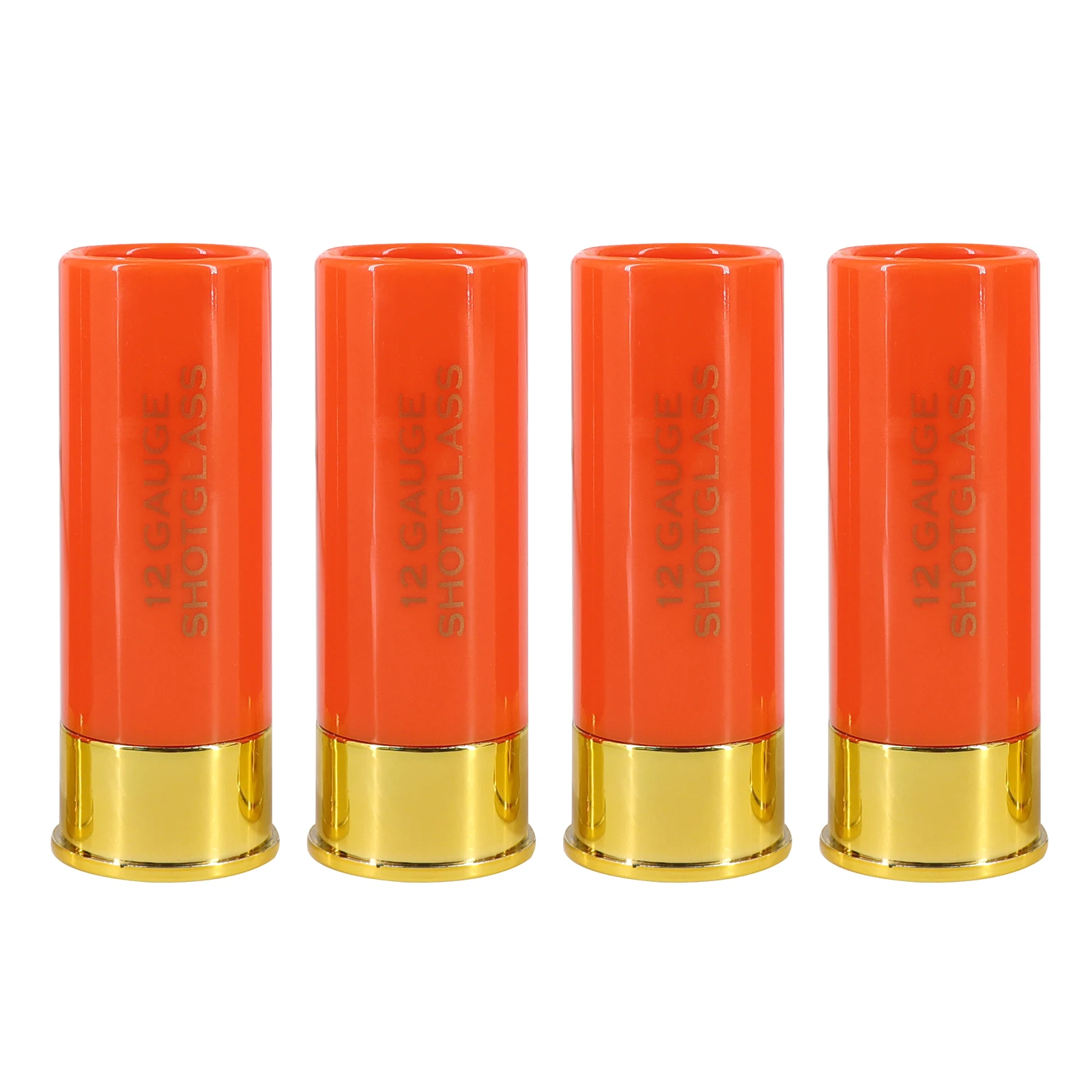 Orange-12-Gauge-Shotgun-Shell-Shot-Glasses-Set-of-4-Funny-Gun-Hunting ...