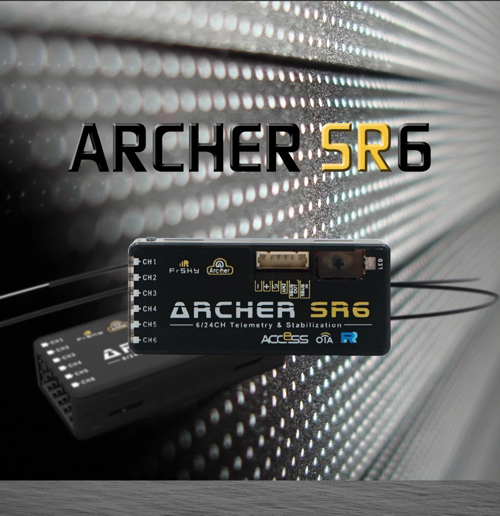 Frsky 2.4ghz Archer Sr6 Receiver Access Protocol With Ota 6/24ch Gyro ...
