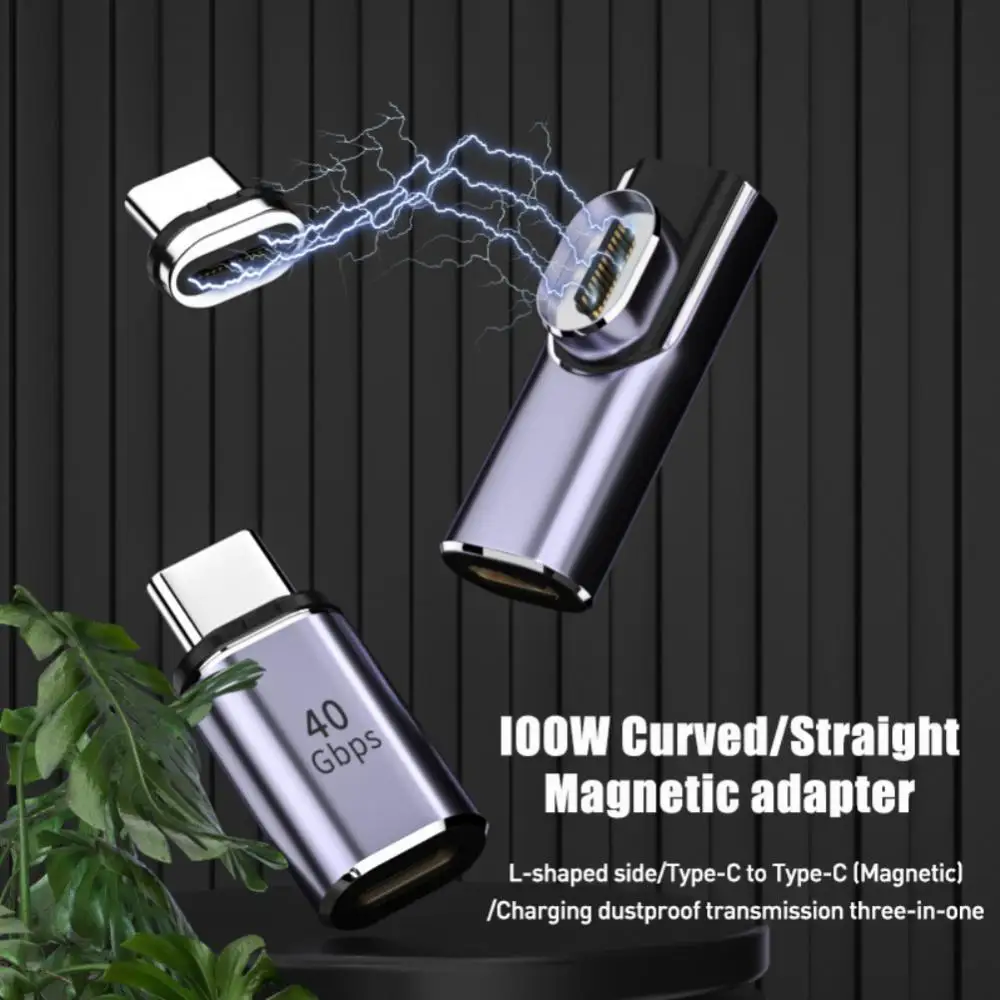USB4-0-PD-100W-Fast-Type-C-Magnetic-Charger-Adapter-40Gbps-Charging ...