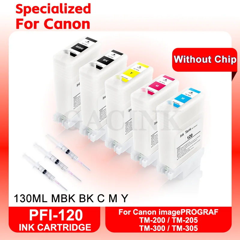 PFI120-PFI-120-PFI-120-Refillable-Ink-Cartridge-for-Canon-TM200-TM205 ...