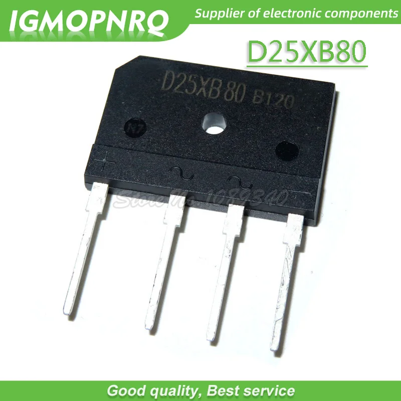 10PCS D25XB80 D25SBA80 ZIP 25A 800V bridge rectifier electromagnetic ...