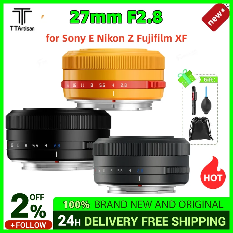 TTArtisan-27mm-F2-8-Auto-Focus-Camera-Lens-Mount-For-Sony-E-Nikon-Z ...