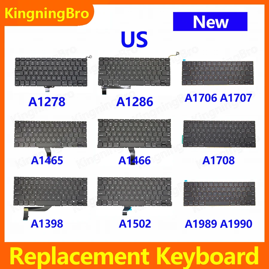 New-Replacement-Keyboard-For-Macbook-Air-Pro-A1278-A1286-A1398-A1502 ...