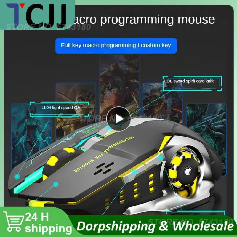 X6-Esports-Game-Mouse-4-speed-Dp-Adjustable-Silent-Click-Wired-Mouse-7 ...