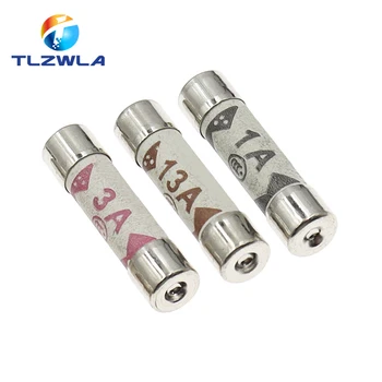 10PCS British Fuses BS1362 6*25 Filling Sand Riot Ceramic fuse 6X25MM ...