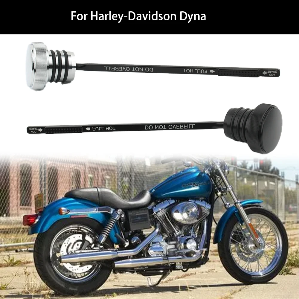 Motorcycle-Drag-Specialties-Chrome-Oil-Dipstick-For-Harley-Davidson ...